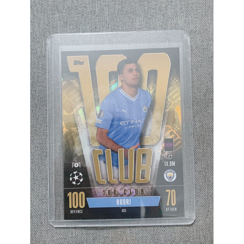 Thẻ Rodri 100Club Topps Match Attax 2023/24 | Shopee Việt Nam