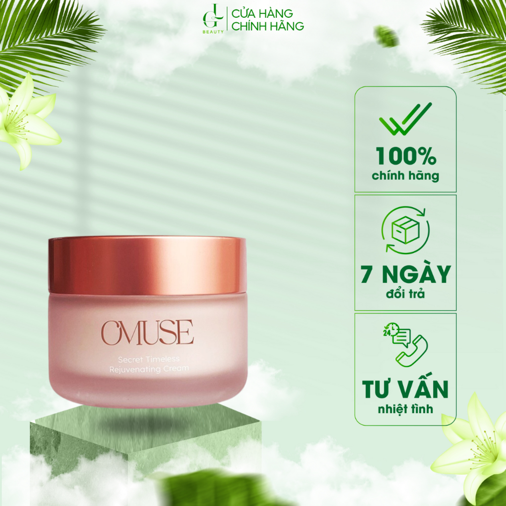 Kem dưỡng da chống lão hóa và cấp ẩm, tăng sinh collagen OMUSE Secret ...