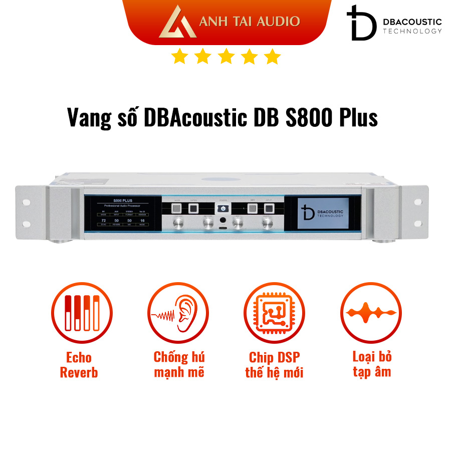 Vang Số DBAcoustic DB S800 Plus Chống Hú Tốt, Chip DSP Thế Hệ Mới, Hàng Chính Hãng, Bảo Hành 24 ...