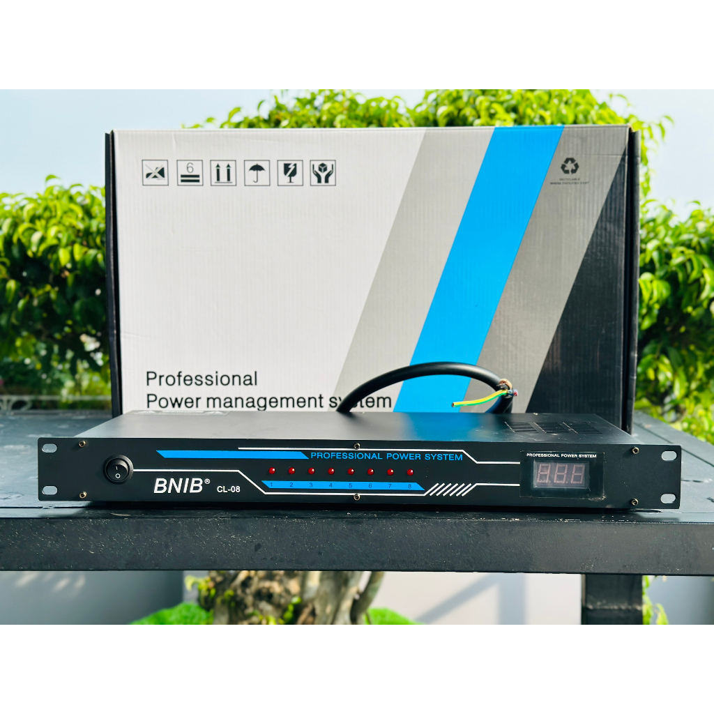 Quản Lý Nguồn 8 Cổng CL08 Dùng Vang Mic Đẩy. Thiết bị quản lý nguồn điện cho toàn bộ hệ thống âm ...