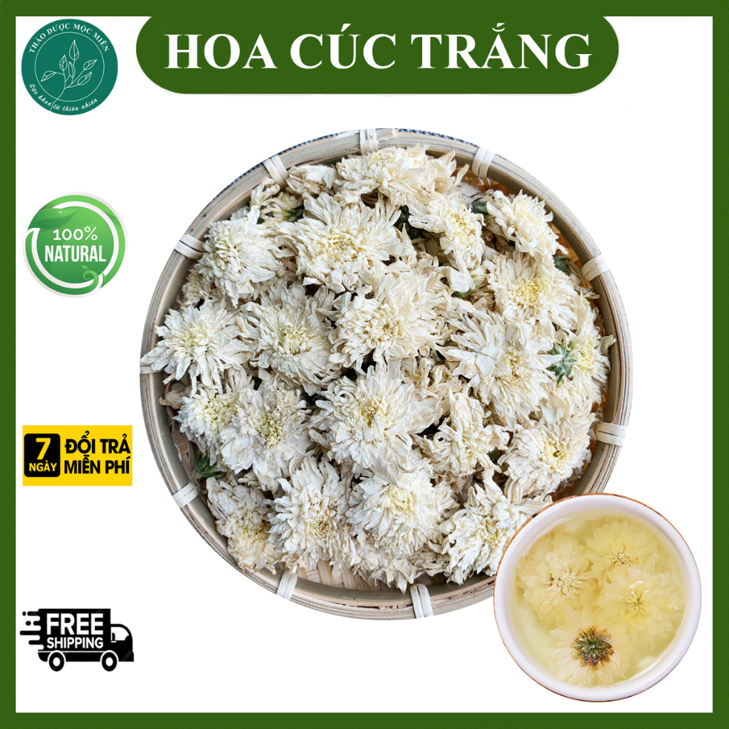 Hoa Cúc Trắng (Bạch Cúc) sấy khô nguyên bông 0,5- 1kg hỗ trợ Ngủ Ngon ...