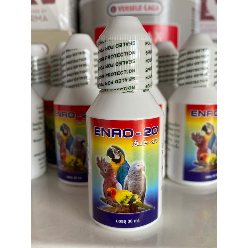 ENRO-20 Thái chuyên dùng cho các dòng vẹt, chim cảnh chai nguyên 30ml ...