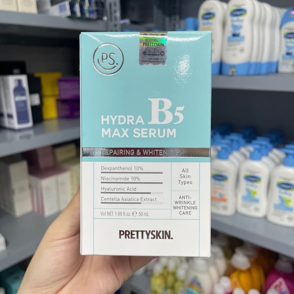 Tinh Chất Phục Hồi, Dưỡng Trắng Hydra Max Serum B5 Prettyskin [50ml] | Shopee Việt Nam