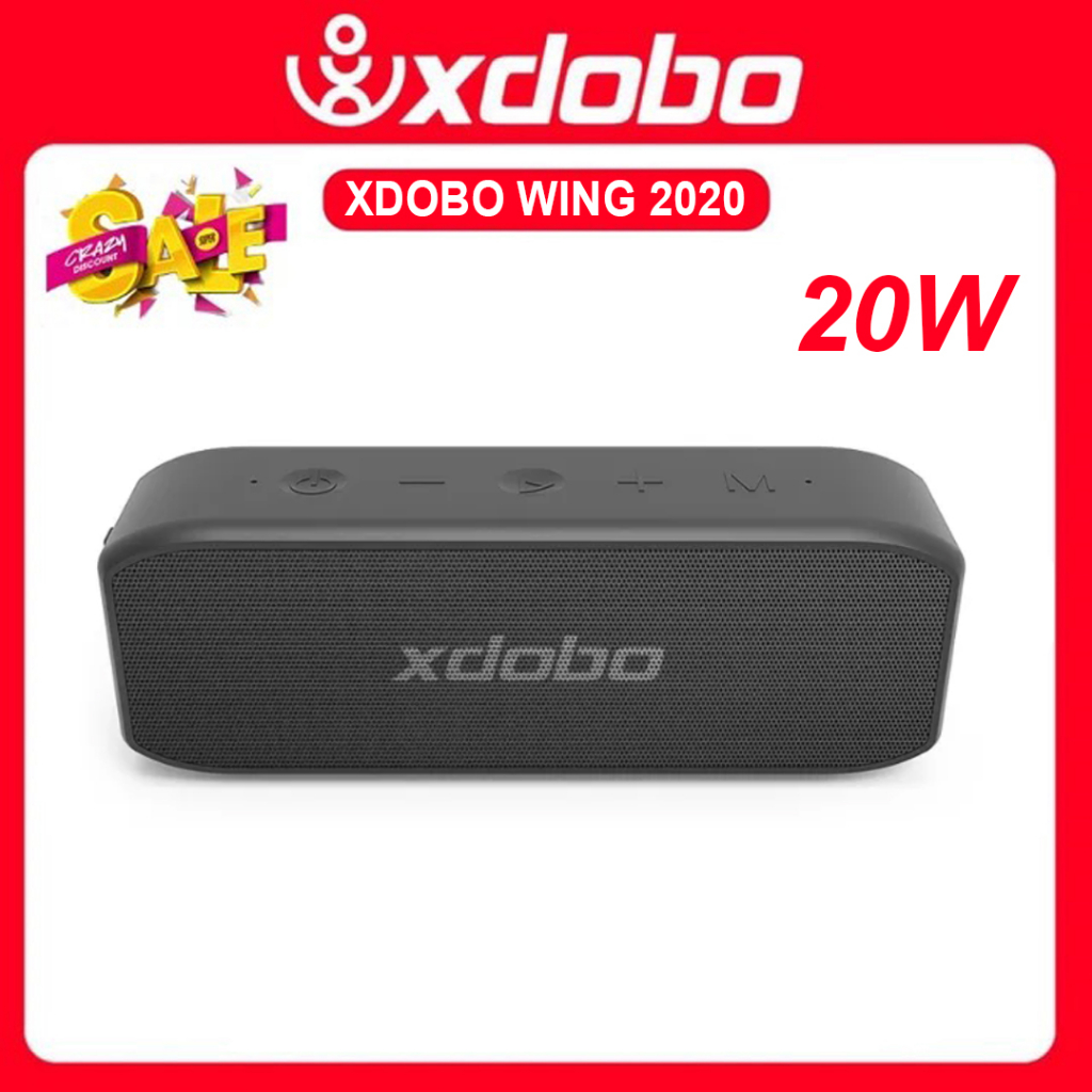 Loa Bluetooth 5.0 XDOBO Wing 2020, Công Suất 20W, Chống Nước IPX7, Loa di động siêu trầm Hỗ Trợ ...