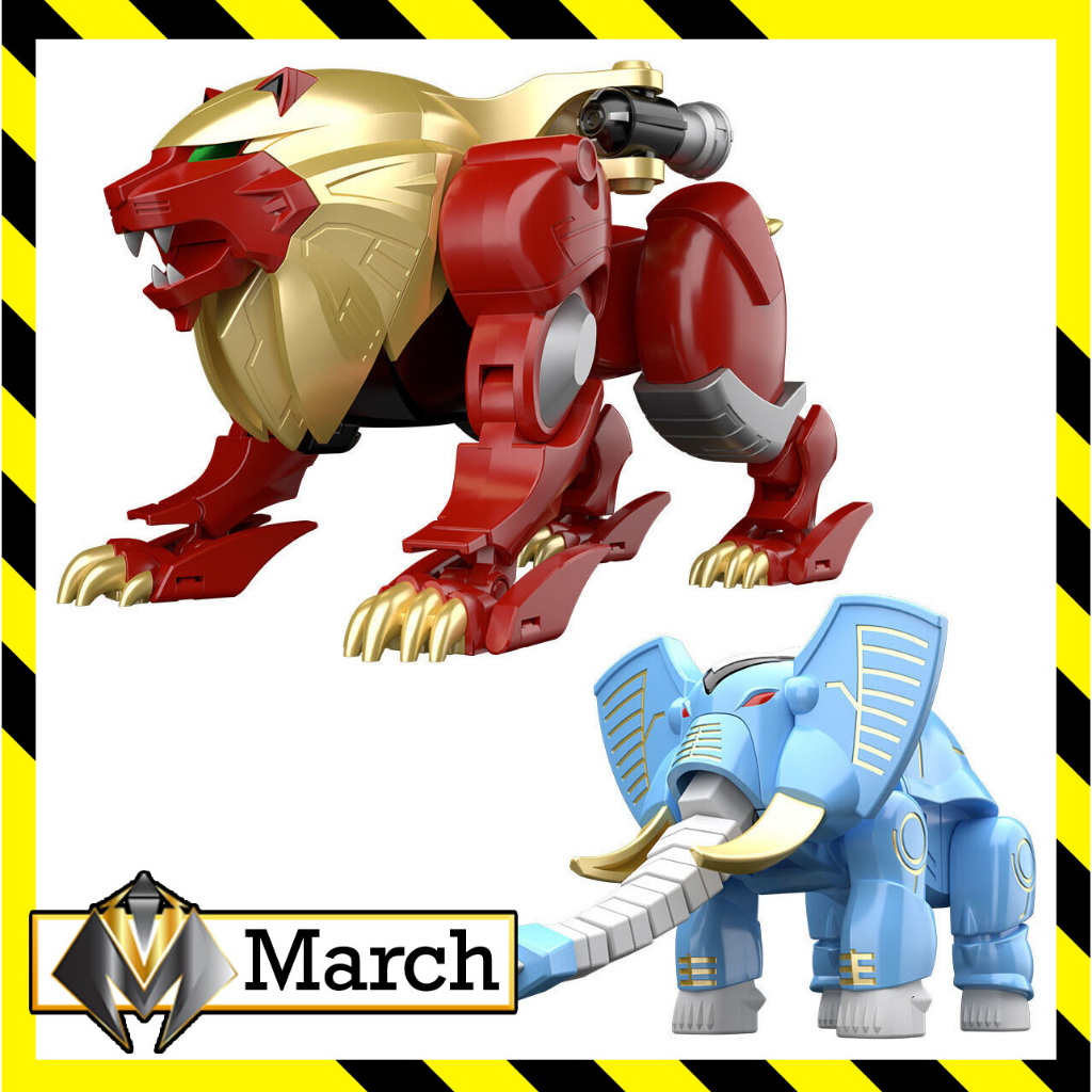 Mô hình lắp ráp SMP Gao Lion và Gao Elephant - Super Sentai Gaoranger ...