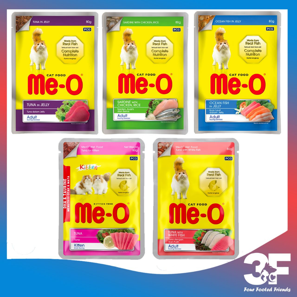 Pate cho mèo Me-o | dành cho mèo con và mèo trưởng thành gói 80g - hộp ...