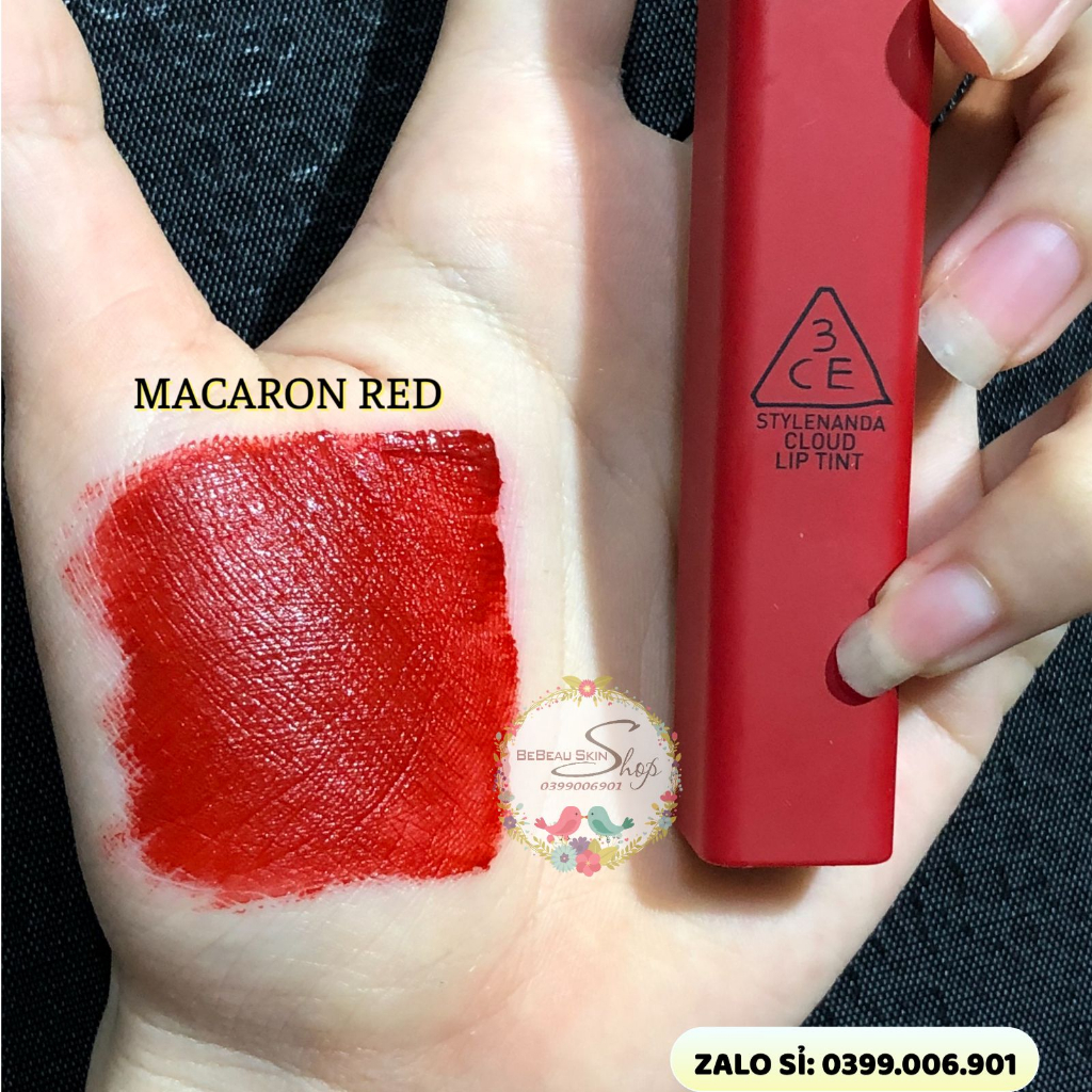 Son kem 3ce Cloud Lip Tint [ BEBEAU ] Son 3CE Mịn Nhẹ Như Mây Macaron ...