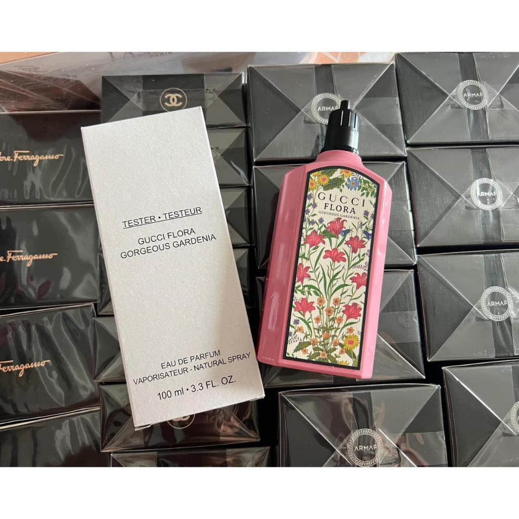 Tester Gucci Flora Gorgeous Gardenia 100ml - nắp nhựa | Shopee Việt Nam