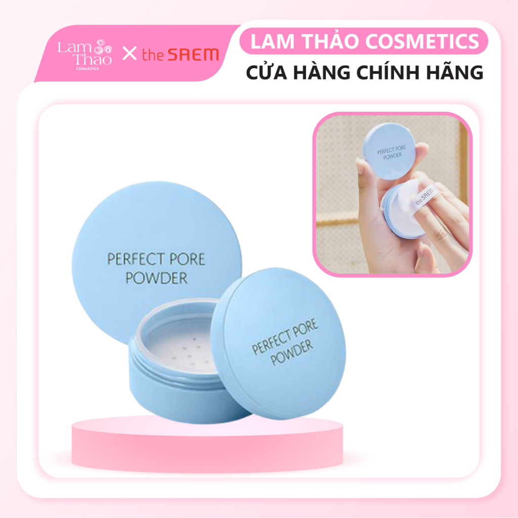 Phấn Phủ Kiềm Dầu The Saem Perfect Pore Powder 5g | Shopee Việt Nam