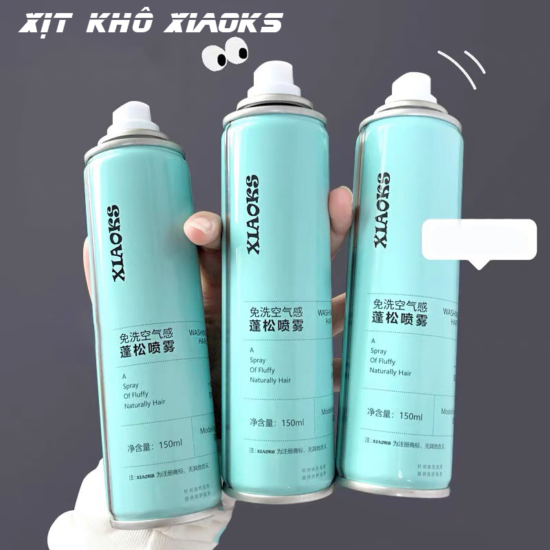 [Chính Hãng] Dầu Gội Khô Cấp Tốc Dạng Xịt XIAOKS Hàng Nội Địa Trung Cao ...