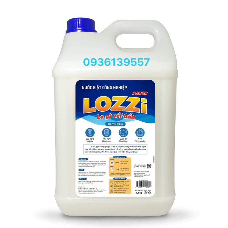 Nước giặt công nghiệp Lozzi 9,36 kg | Shopee Việt Nam