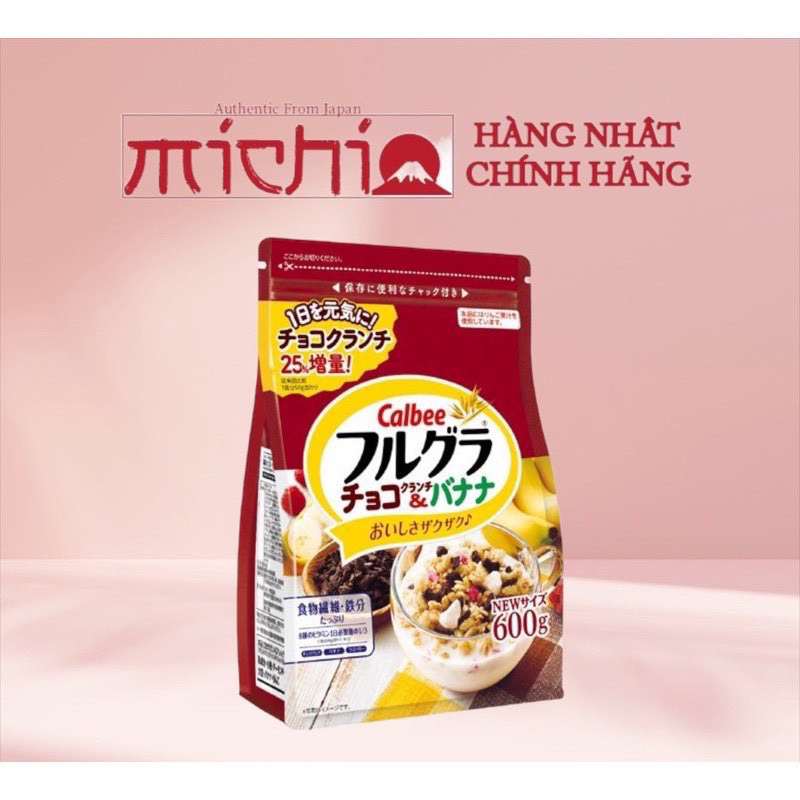 [date t10/2024] Ngũ cốc calbee Nâu socola 600g Nhật Bản | Shopee Việt Nam