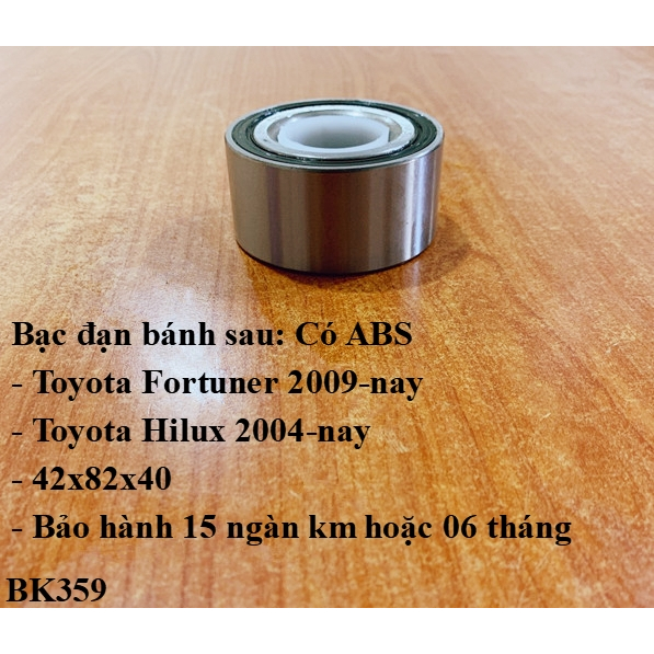Bạc đạn bánh sau (Có ABS) Toyota Fortuner 2009-nay, Toyota Hilux 2004-nay (BK359) | Shopee Việt Nam