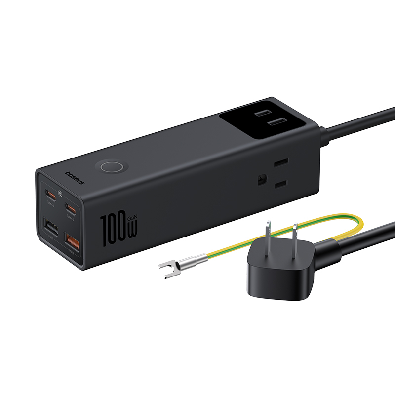 Bộ Sạc Nhanh OS-Baseus PowerCombo Pro PowerStrip 3AC+2U+2C 100W (Chiều ...