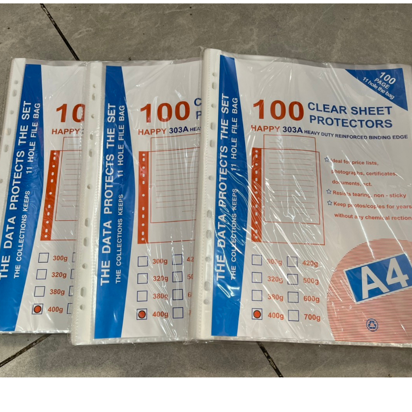 Bìa Lỗ A4 Đựng Hồ Sơ (400g) 100 cái | Shopee Việt Nam