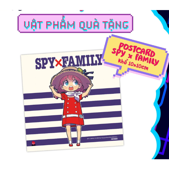 Postcard Spy x Family - Fes Color Fiesta Level Up 2023 - NXB Kim Đồng ...