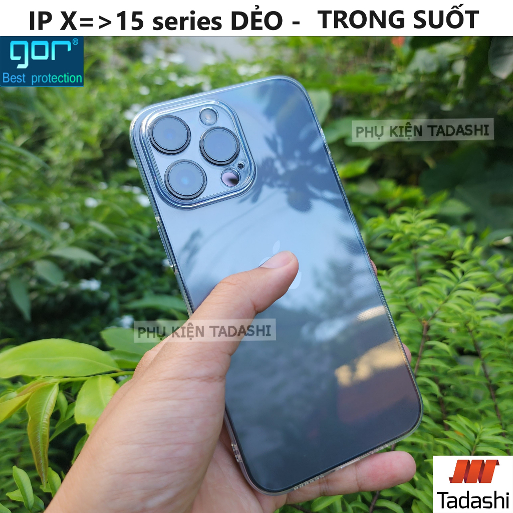 Ốp Lưng Dẻo Gor Iphone 15 Pro/ 15 Pro Max/ 15/ 15 Plus, IP 16 ProMax ...