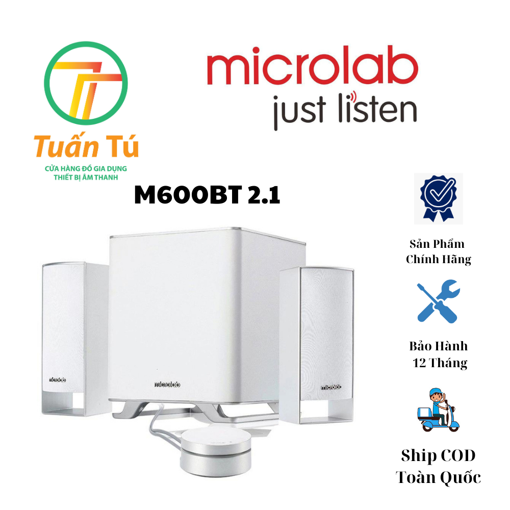 Loa vi tính Microlab M600BT 2.1 loa Bluetooth không dây công suất 40W ...