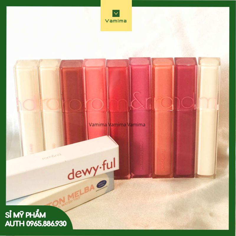 Son Tint Bóng Romand Dewyful Water Tint Vamima Son Tint Bóng Siêu