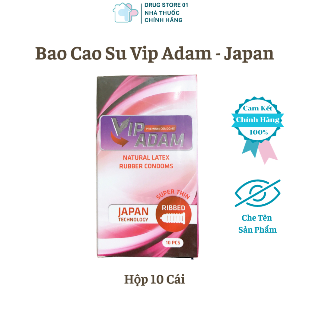 Bao cao su công nghệ Nhật Bản MEDSTAND Bao cao su Vip Adam Gân (hộp 10 ...