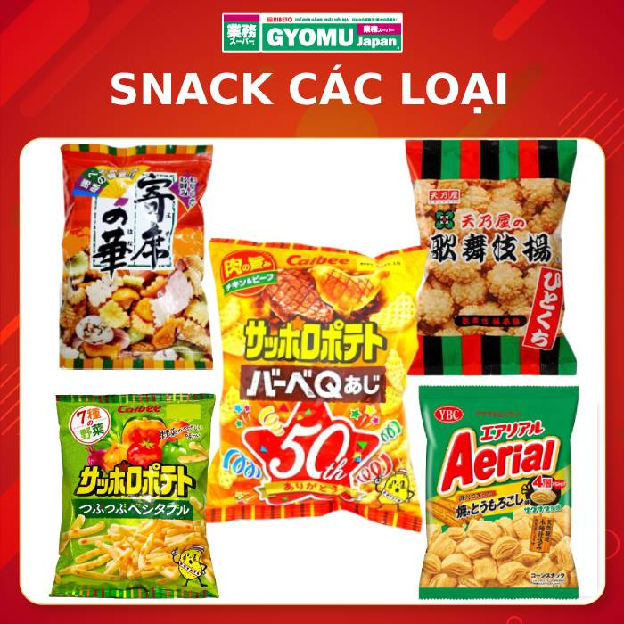 Snack các vị hàng nội địa Nhật Bản, Bim Bim Nhật | Shopee Việt Nam