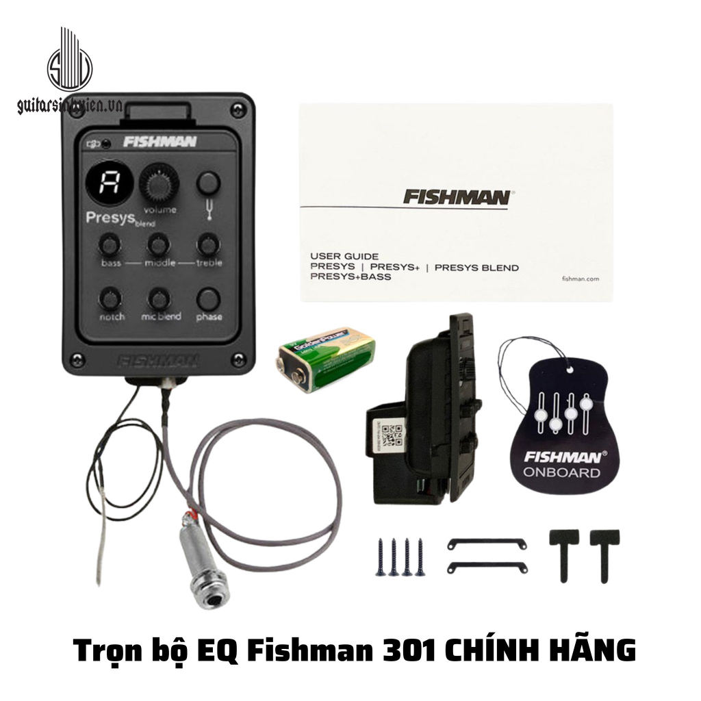 EQ Đàn Guitar EQ Fishman Presys Blend 301 Chính Hãng - EQ Guitar ...