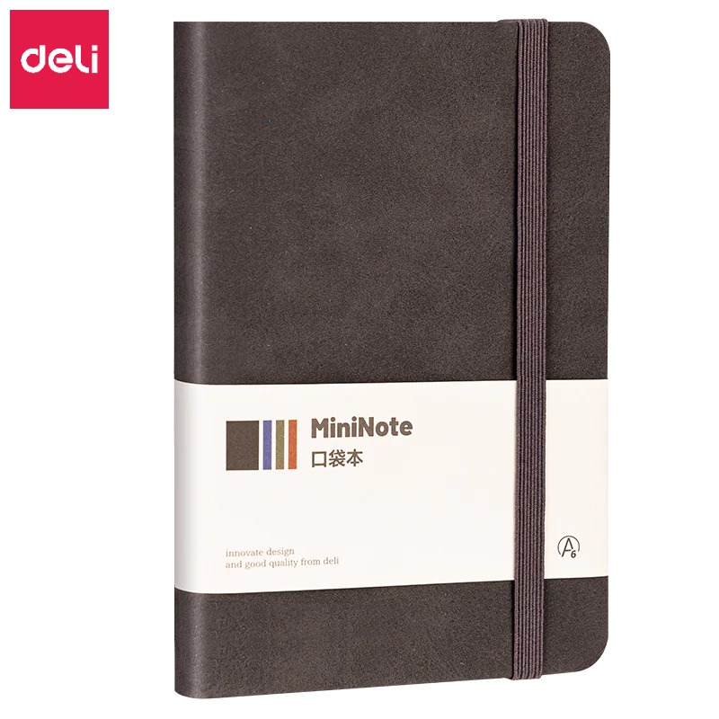 Sổ Tay Bìa Da Mini A6 Cao Cấp Deli - 192 Trang 80gsm - Sổ Da Ghi Chép ...