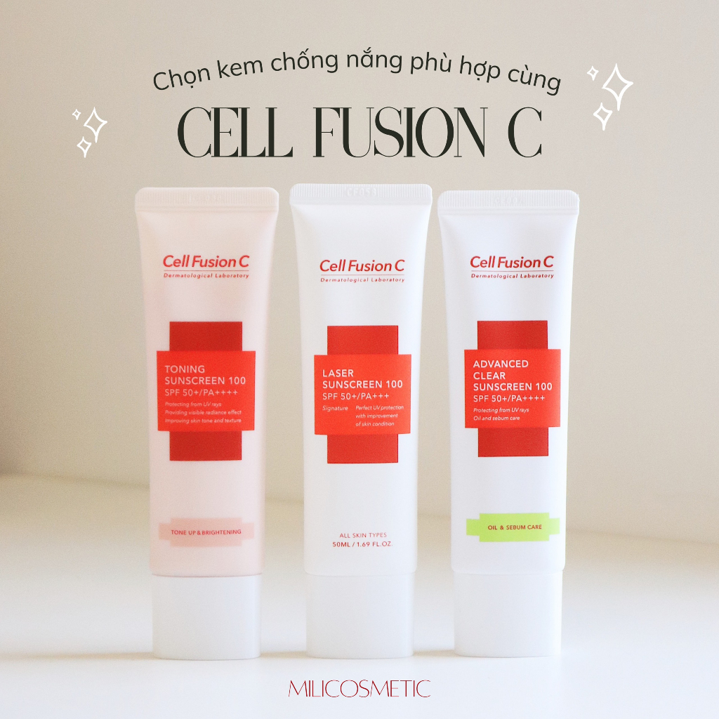 Kem chống nắng Cell Fusion C | Shopee Việt Nam