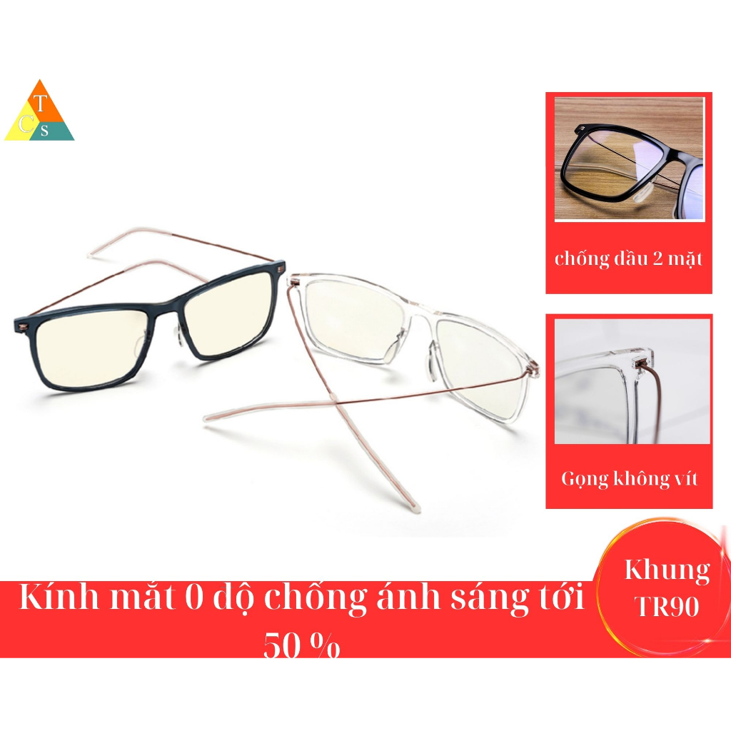 Mắt kính chống tia UV HMJ02TS XM Pro chặn ánh sáng xanh | Shopee Việt Nam