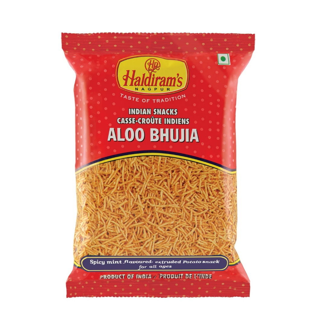 Haldiram - Bhujia - Aloo bhujia - Mixture - Indian Snack - Haldiram's Aloo Bhujia (150g | Shopee ...