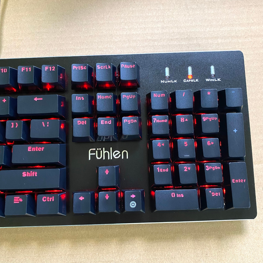 Bàn Phím Cơ Gaming Fuhlen Eraser - Fuhlen E Led Đơn Đỏ - Like New Siêu ...