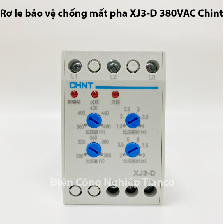 Rơle bảo vệ điện áp 3 pha Chint XJ3-D | Shopee Việt Nam