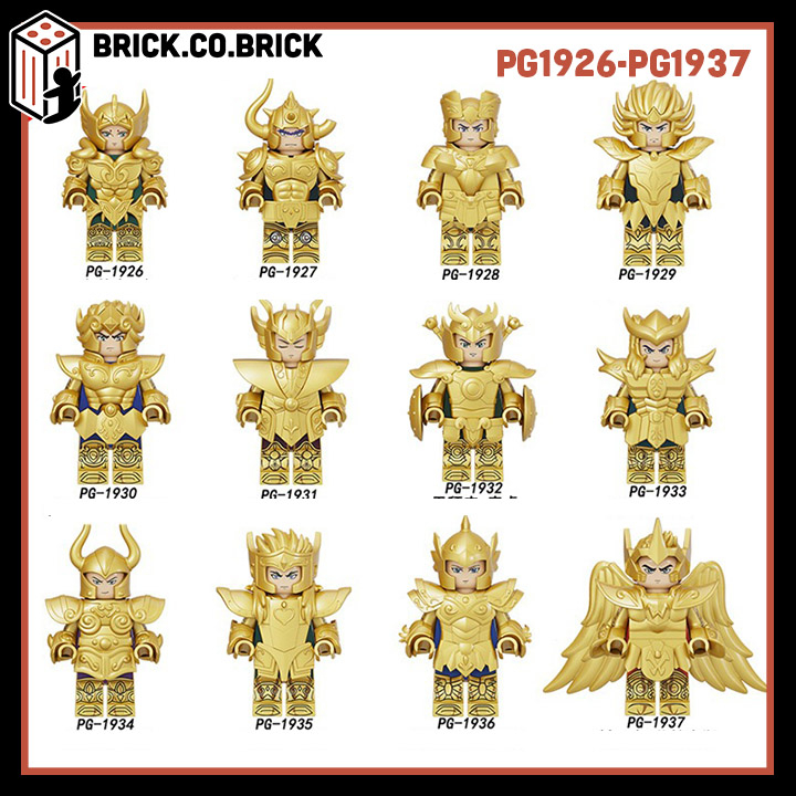 Pingao Saint Seiya Đồ chơi Lắp ráp Nhân vật Mười Hai Chòm Sao Mô hình ...