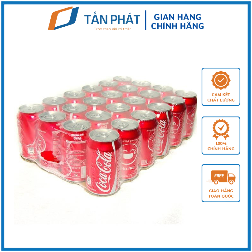 Thùng 24 Lon Nước Giải Khát Coca Cola 330 Ml | Shopee Việt Nam