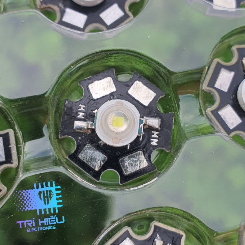 Chip Led Luxeon 2W 3W sáng trắng có hàn sẵn tản nhiệt DC 3-3.7V ...