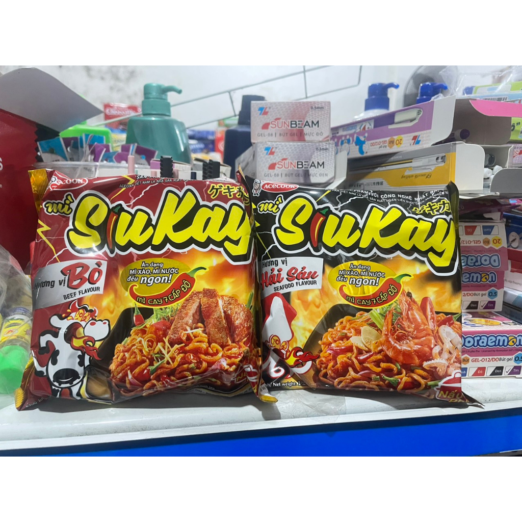 1 gói mì bò Siukay hương vị Hàn Quốc 128g | Shopee Việt Nam