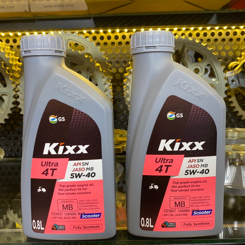 Nhớt Kixx Ultra Scooter 5W40 Tổng Hợp 100% Cho Xe Tay Ga Cao Cấp 0.8L ...