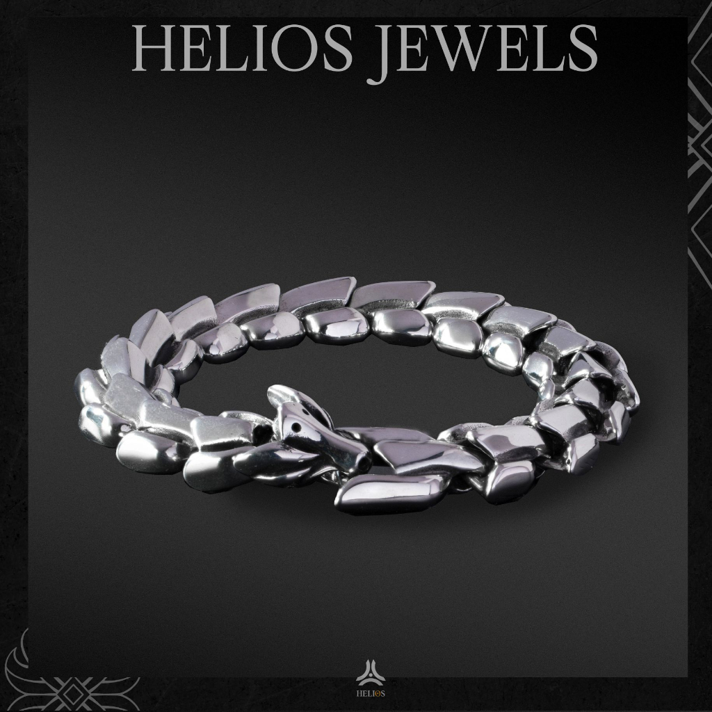 Vòng tay kim loại nam, nữ Helios Dragon Chain VTKL0121 | Shopee Việt Nam