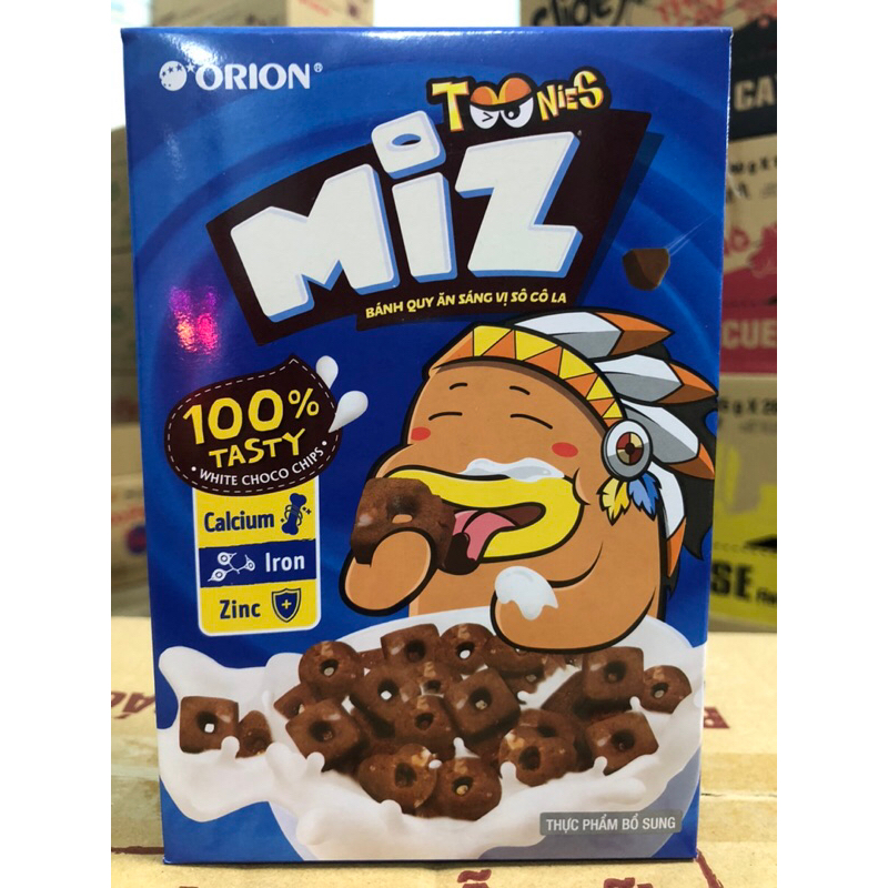 Bánh quy ăn sáng Orion Toonies Miz vị socola 54g/hộp | Shopee Việt Nam