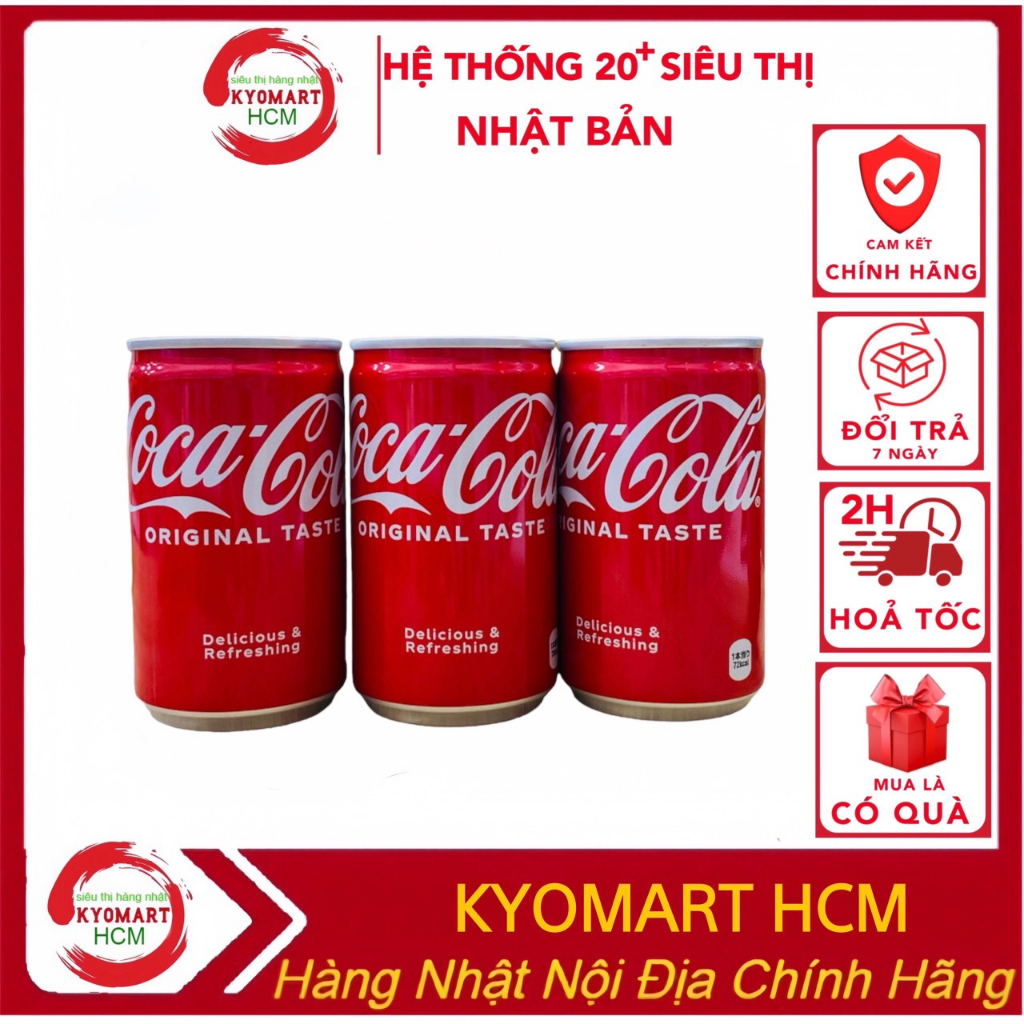 Nước ngọt Coca Cola Nhật Bản Lon mini 160ml, Nước ngọt có ga Coca mini (thùng 30 lon) | Shopee ...