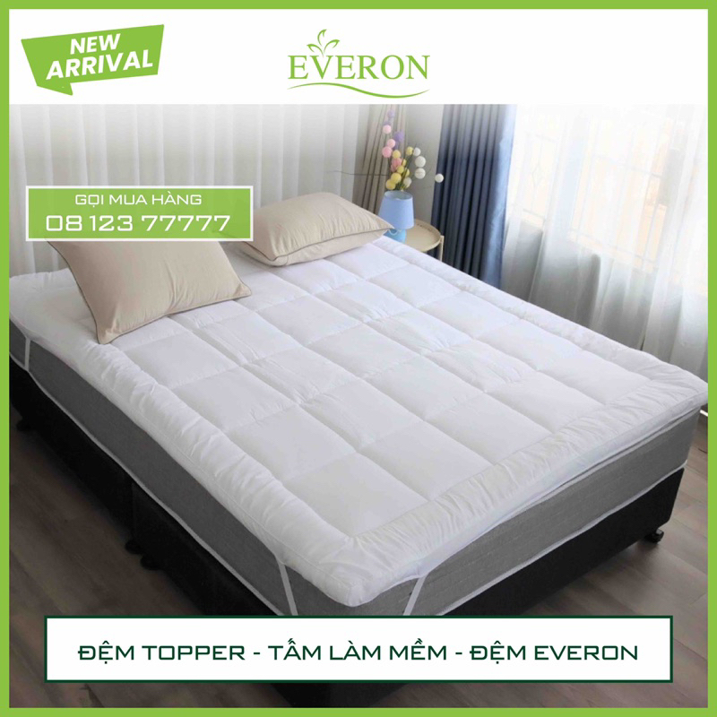 ĐỆM TOPPER - NỆM TOPPER EVERON - TẤM TĂNG TIỆN NGHI LÀM MỀM ĐỆM CAO CẤP ...