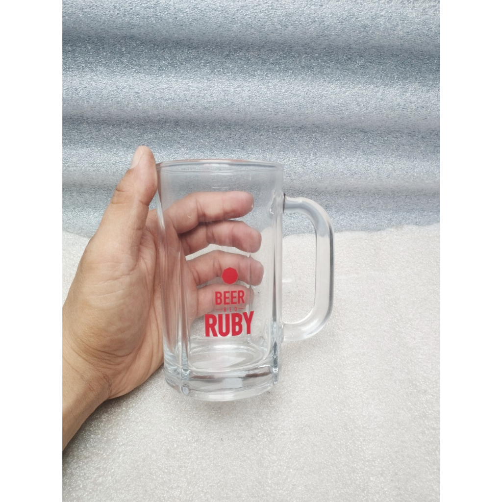 Ly thủy tinh uống bia lớn 365ml ( k.mãi bia Ruby) | Shopee Việt Nam