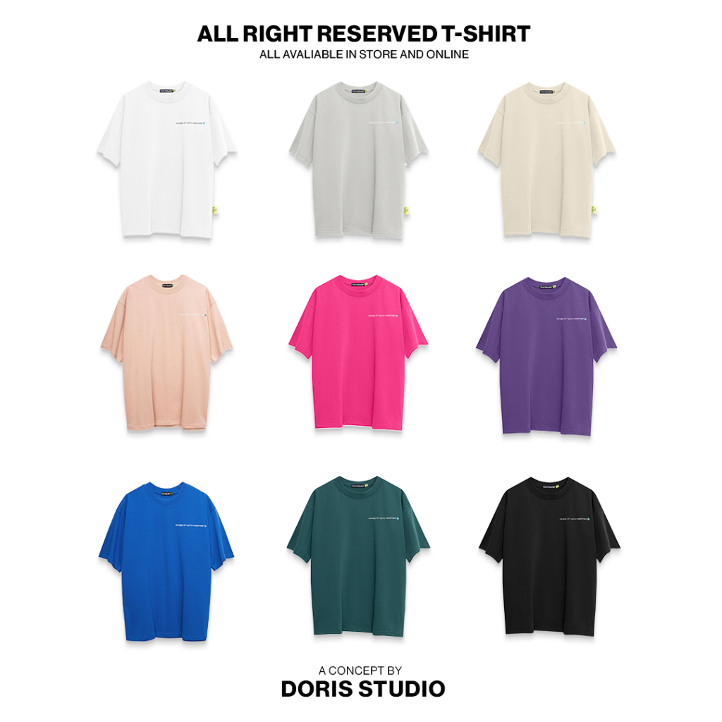 Áo Thun DORIS Basic Tee Local Brand Unisex Premium Cotton - Form Rộng ...