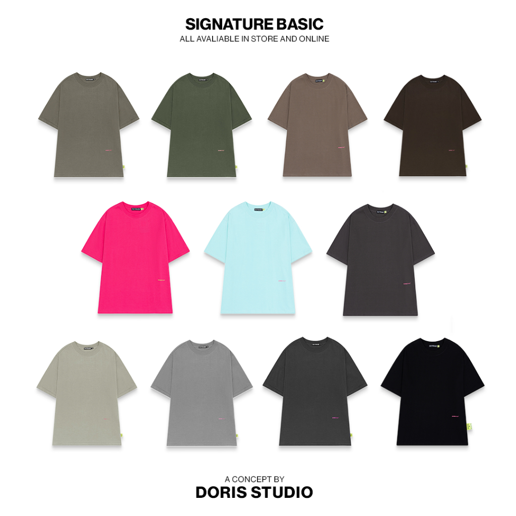 Áo Thun DORIS SIGNATURE BASIC TEE VER 2 Local Brand Unisex Premium 100% ...