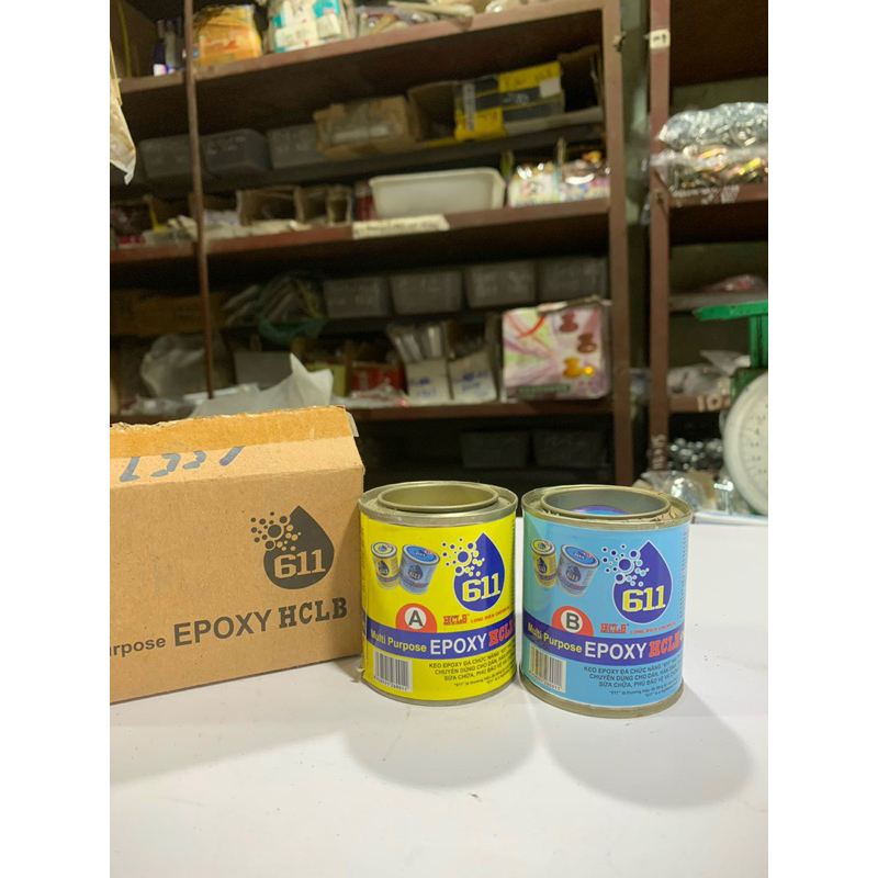 [GIÁ TỐt] Keo Epoxy Ab 611, Keo 2 THành Phần AB, Keo Dán Đa Năng Siêu ...