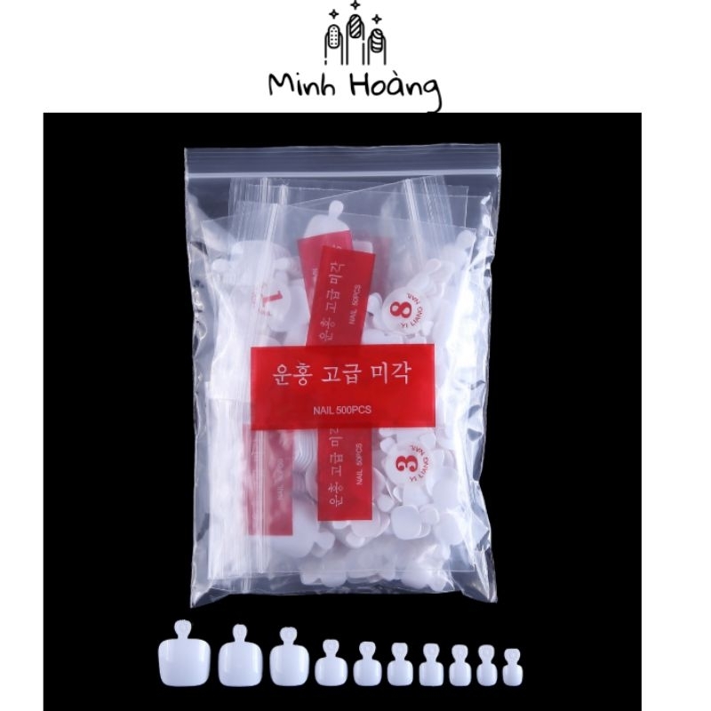 Gói 600 móng úp chân chuẩn form không cần mài dũa nhiều | Shopee Việt Nam