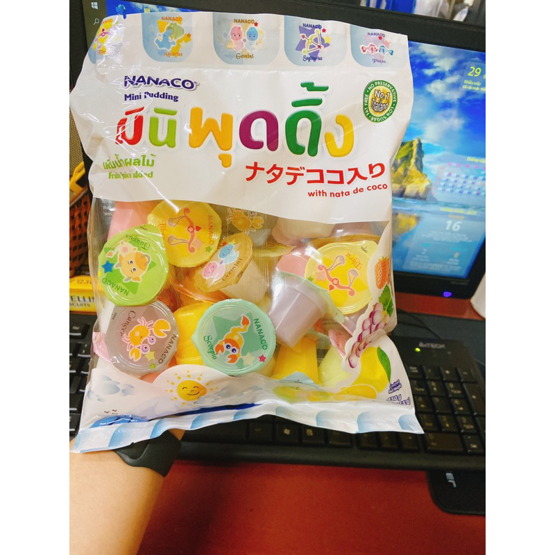 Thạch trái cây Pudding Nanaco 450g Thái Lan | Shopee Việt Nam