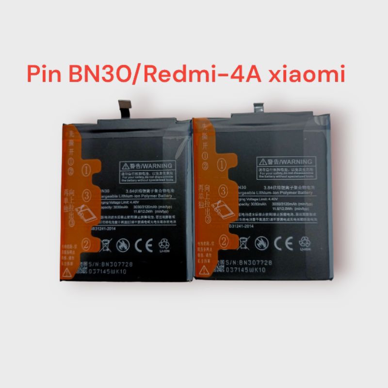 Pin BN30/Redmi 4A/Xiaomi(zin) | Shopee Việt Nam