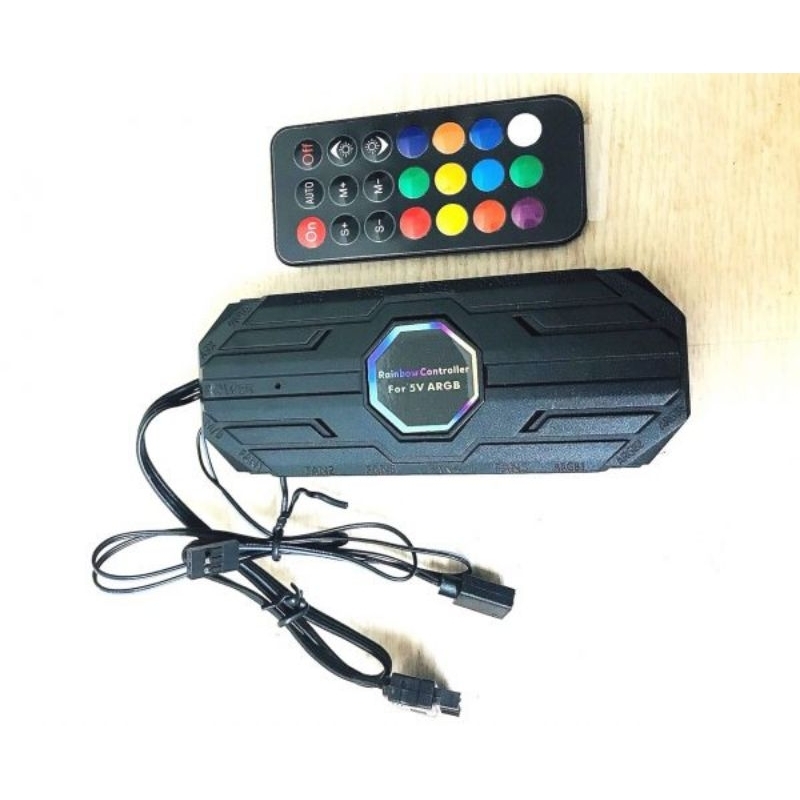 Combo Bộ chia ( Hub) + Điều khiển ( Remote) Fan Case Vitra Luna A-RGB ...
