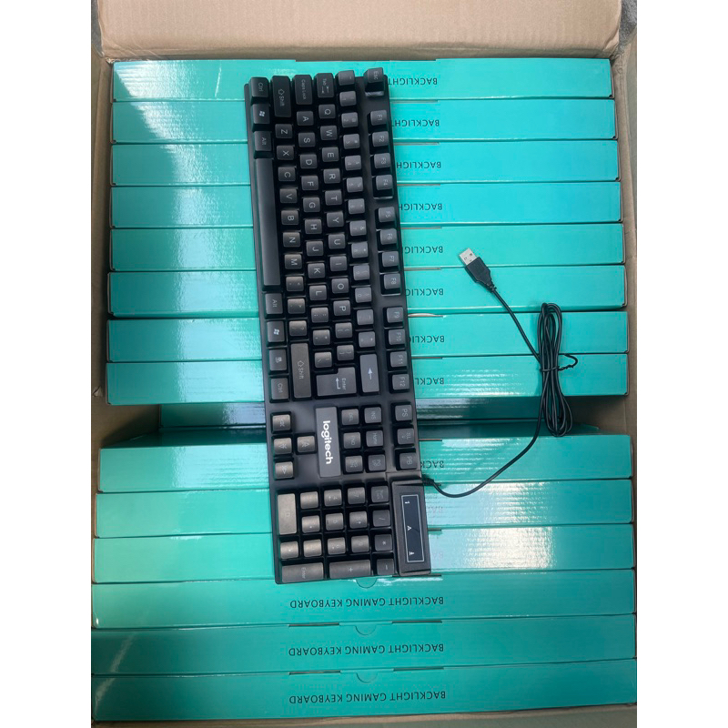 Combo bộ phím chuột văn phòng Logitech K110 k B200 | Shopee Việt Nam